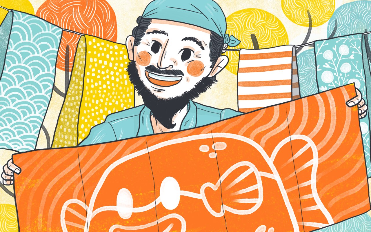 Making Traditional Tenugui With Cloth Artisan Takimoto Somesho